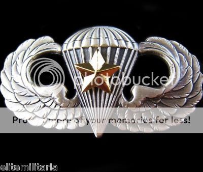Rare Genuine US Paratrooper Airborne Parachute Wings Badge 5 Combat ...