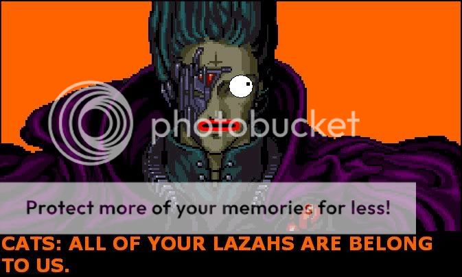 The Mugen Fighters Guild - Cats from Zero Wing sprites (All of your Base)