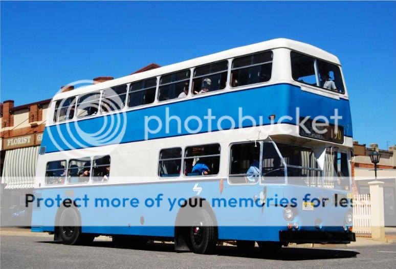 Atlantean 1016 operating at the Junee Rhythm n Rail Festival