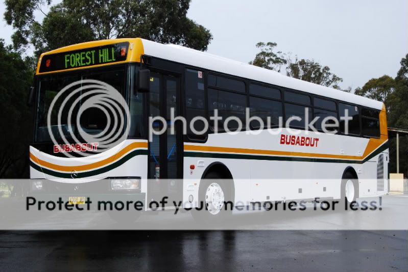 Busabout - New Bustech O500LE's and 4008MO in new livery